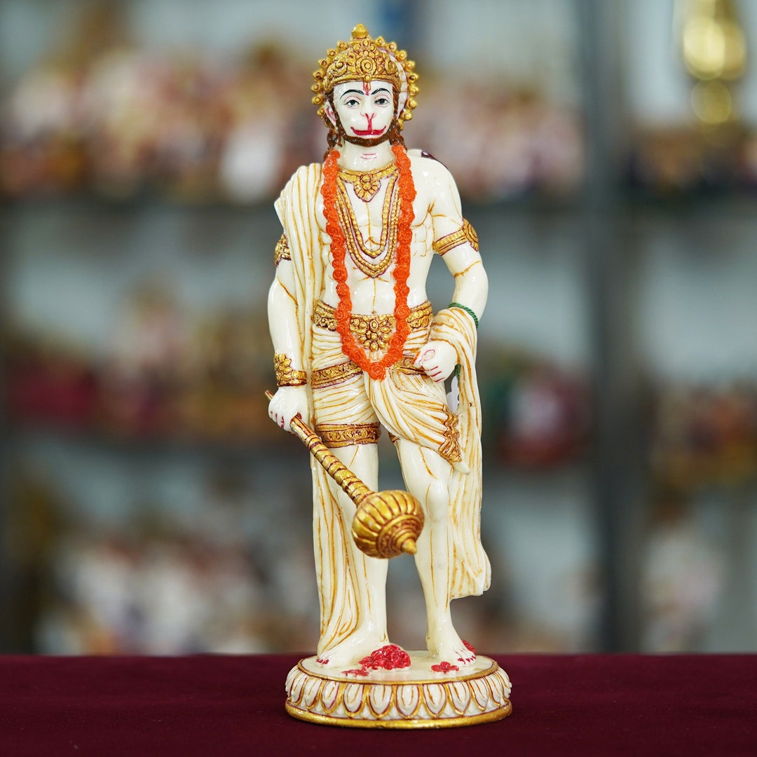 Hanuman Ji Statue Large Size Standing With Gada, Ram Bhakt Hanuman Lord ...