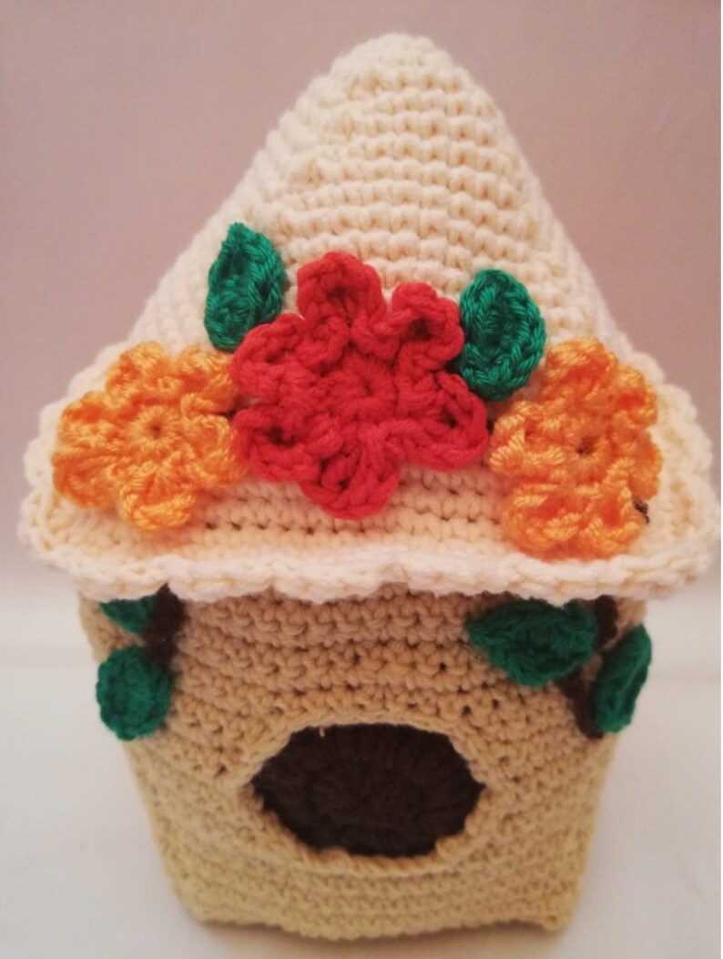 Bird & Birdhouse Amigurumi Crochet Pattern - Whimsical Home Decor DIY ...