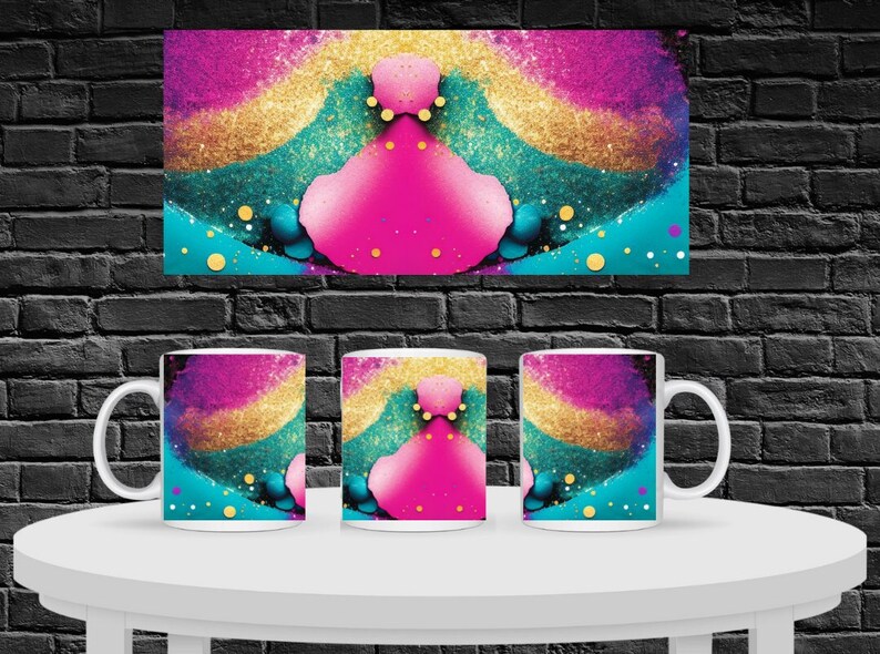 Nice Beautiful Colors Vibrant 3D Design Radiant Vivid Colors - Etsy