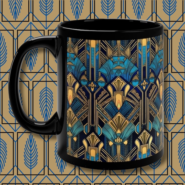 Art Deco Mug - Etsy