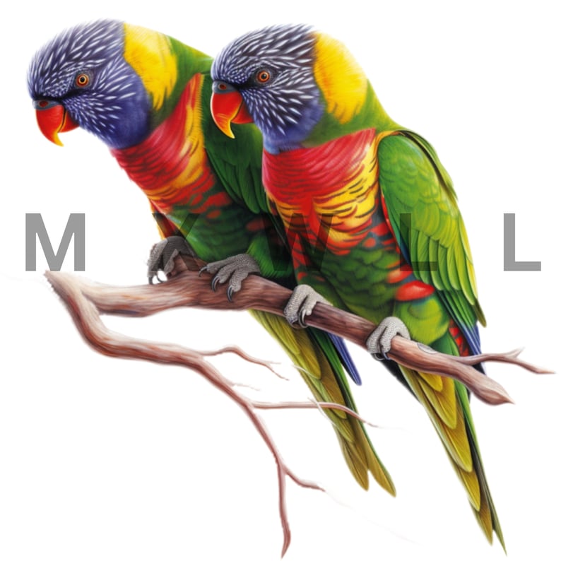 Rainbow Lorikeet Clip-art PNG Images, Transparent Background, Perfect ...