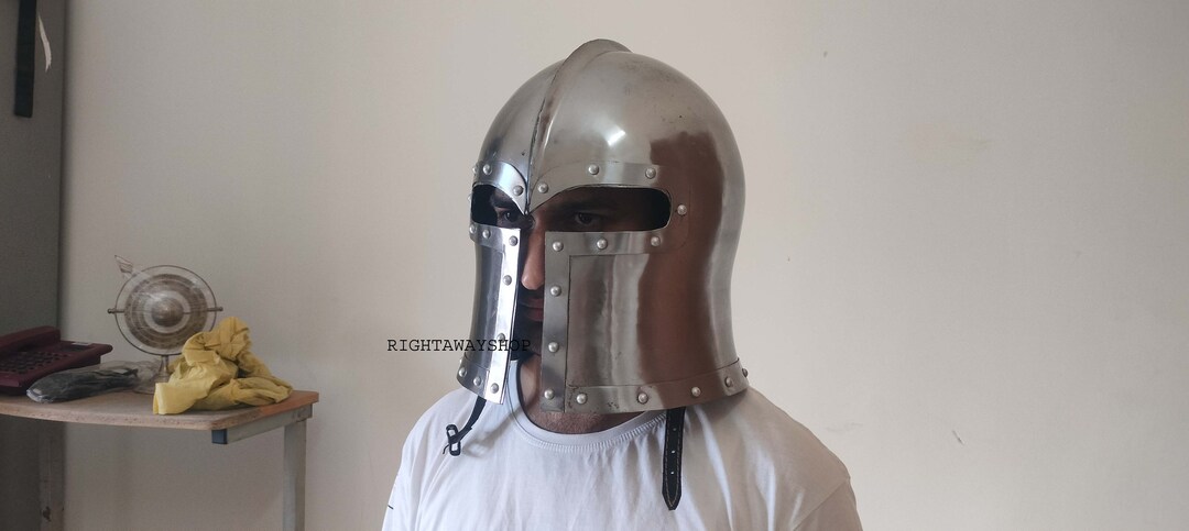 Medieval Great Knight Helmet Templar Helmet Replica Armor - Etsy