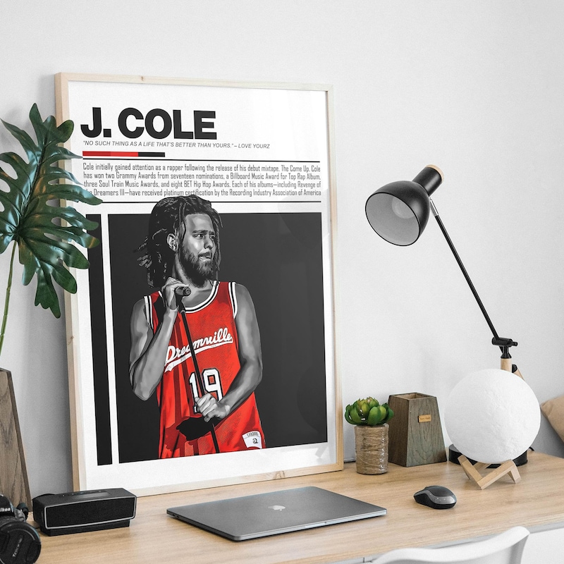 J Cole Poster - Etsy