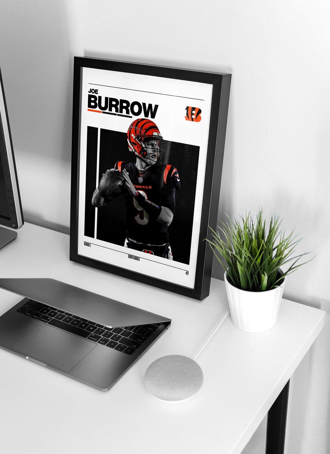 Digital Poster of Joe Burrow Poster for Sports Fan Wall Art for ...