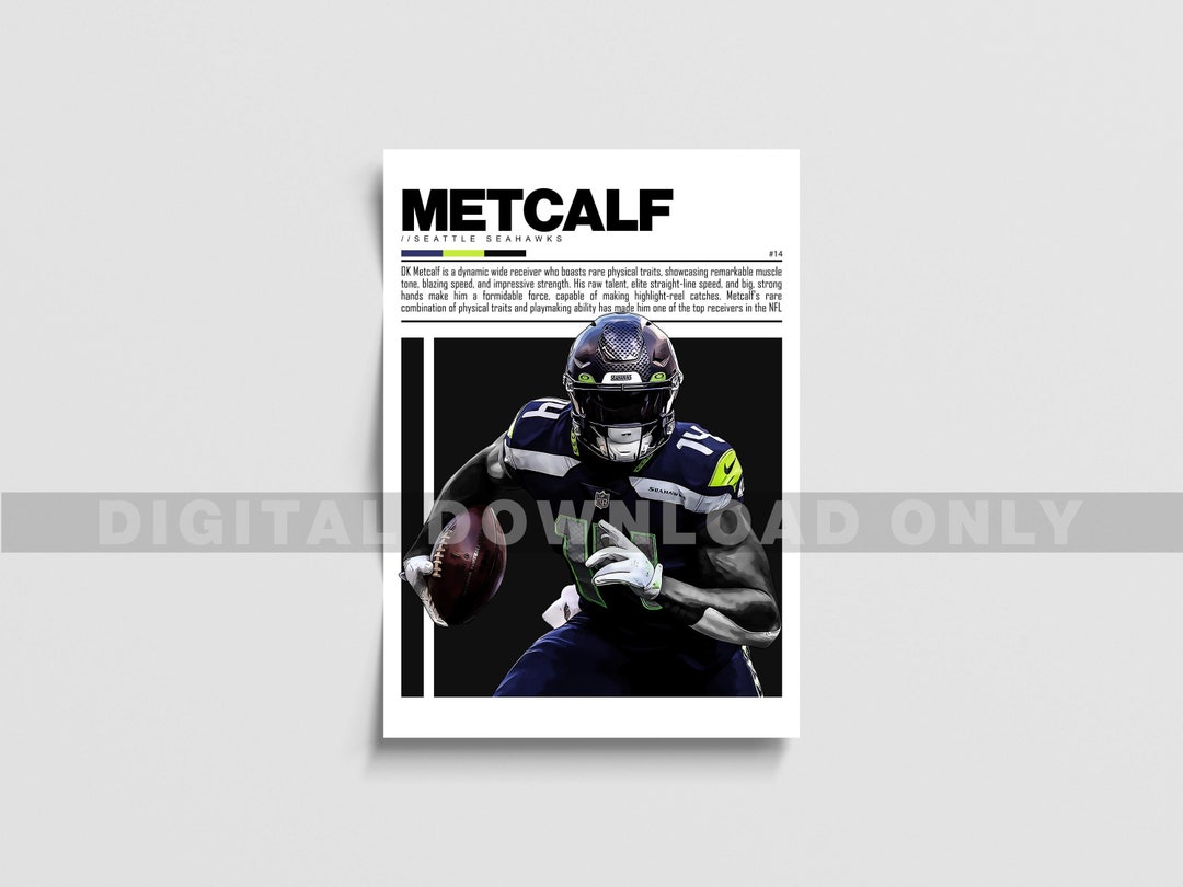 DK Metcalf Poster: Football Fan Wall Art (digital Download) - Etsy