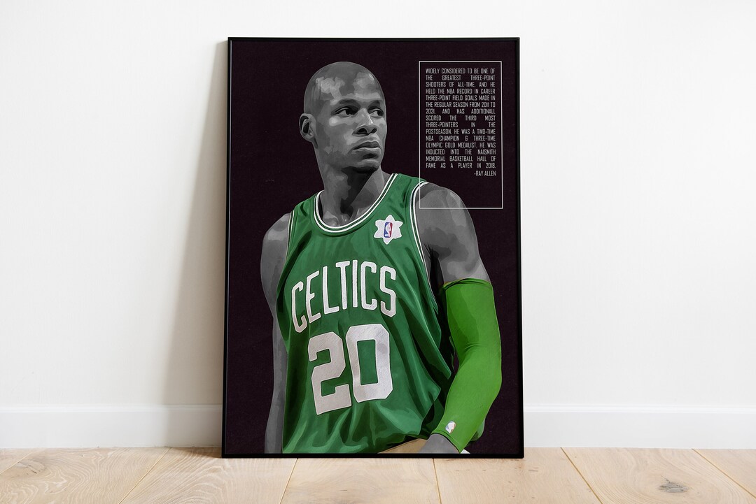 Digital Poster of Ray Allen Poster for Sports Fan Wall Art for - Etsy