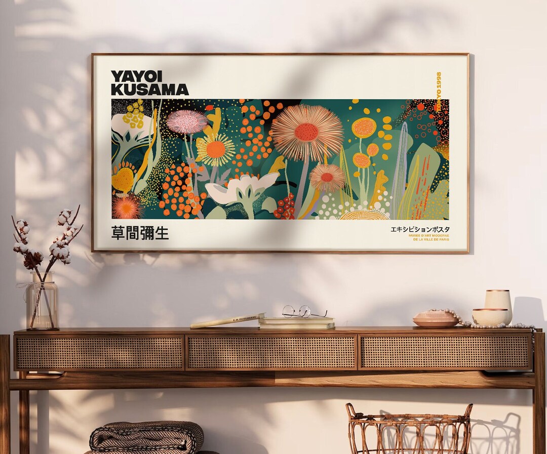 Large Yayoi Kusama Print, Abstract Art Poster, Japanese Art, Yayoi ...