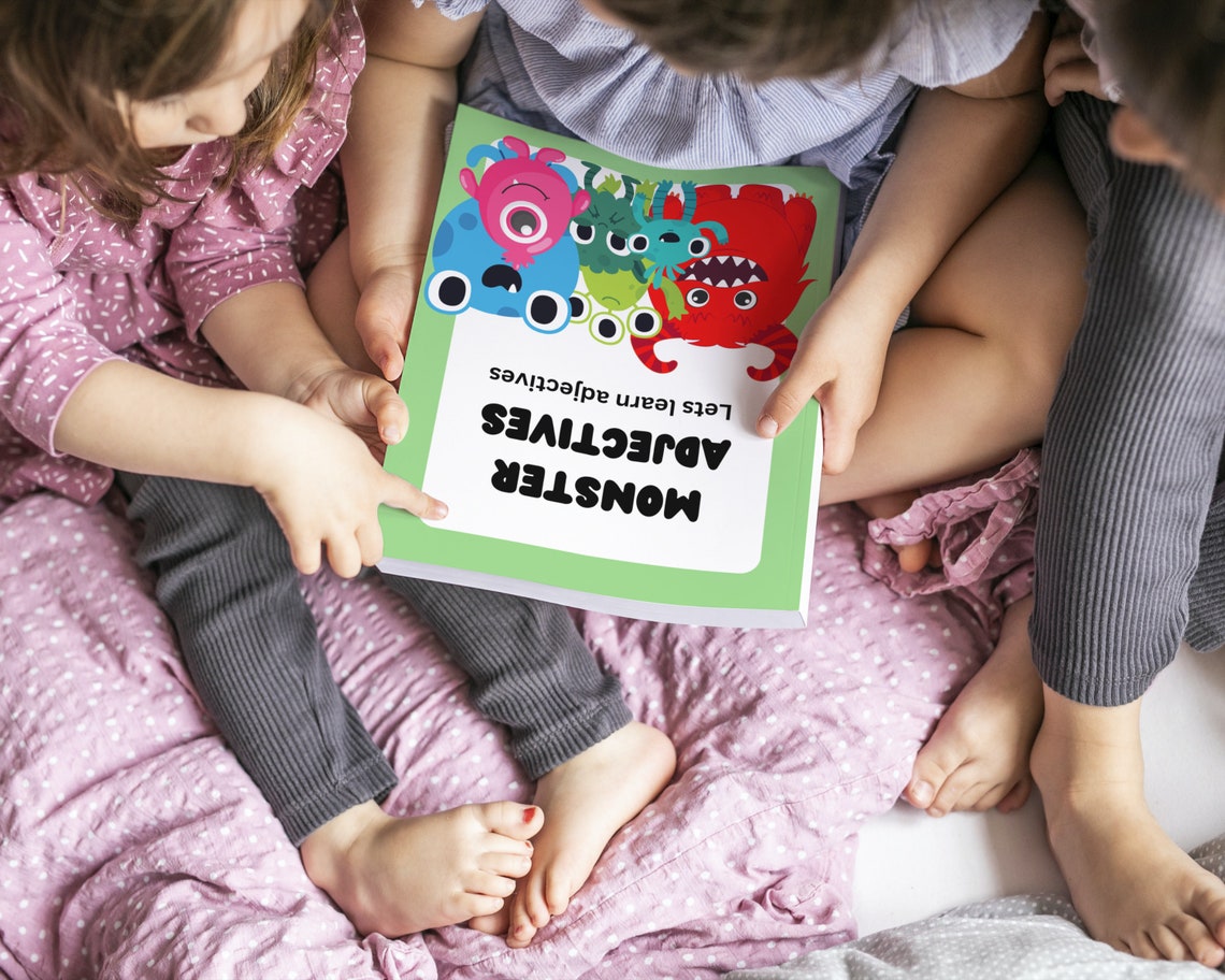 Monster Adjectives:educational Activity, Cute Monsters, Vocabulary ...