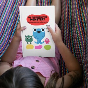 Monster Adjectives:educational Activity, Cute Monsters, Vocabulary ...