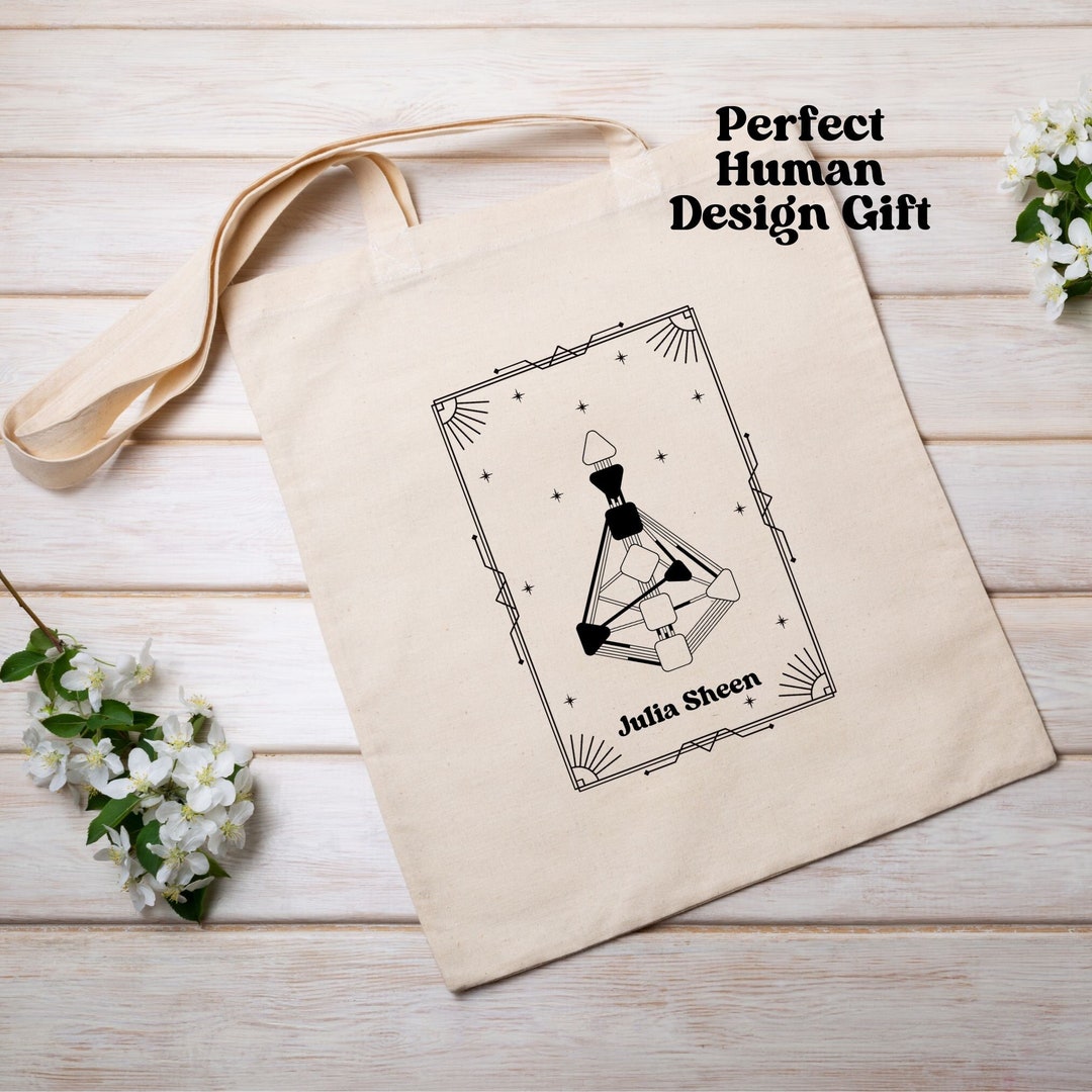 Custom Human Design Gift Human Design Tote Gift Bag Projector ...