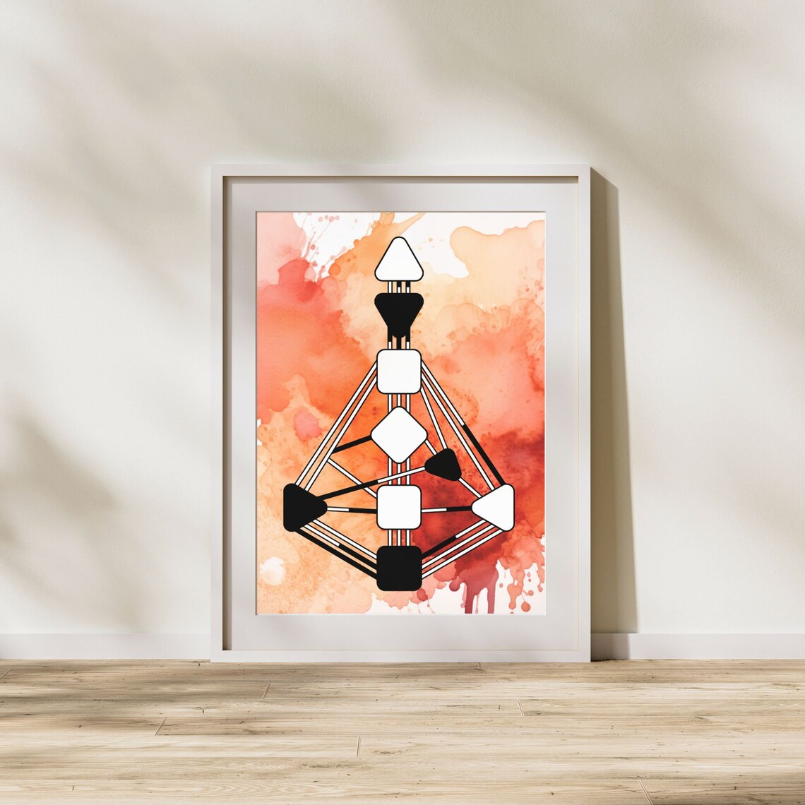 Custom Human Design Sunset Watercolor Poster Human Design - Etsy