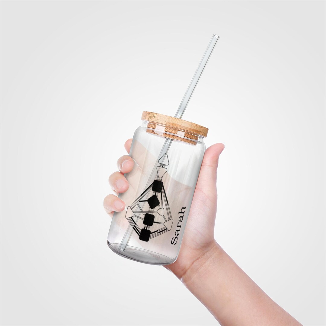 Human Design Gift, Coffee Cup With Name, Human Design, Ice Coffee Glass ...