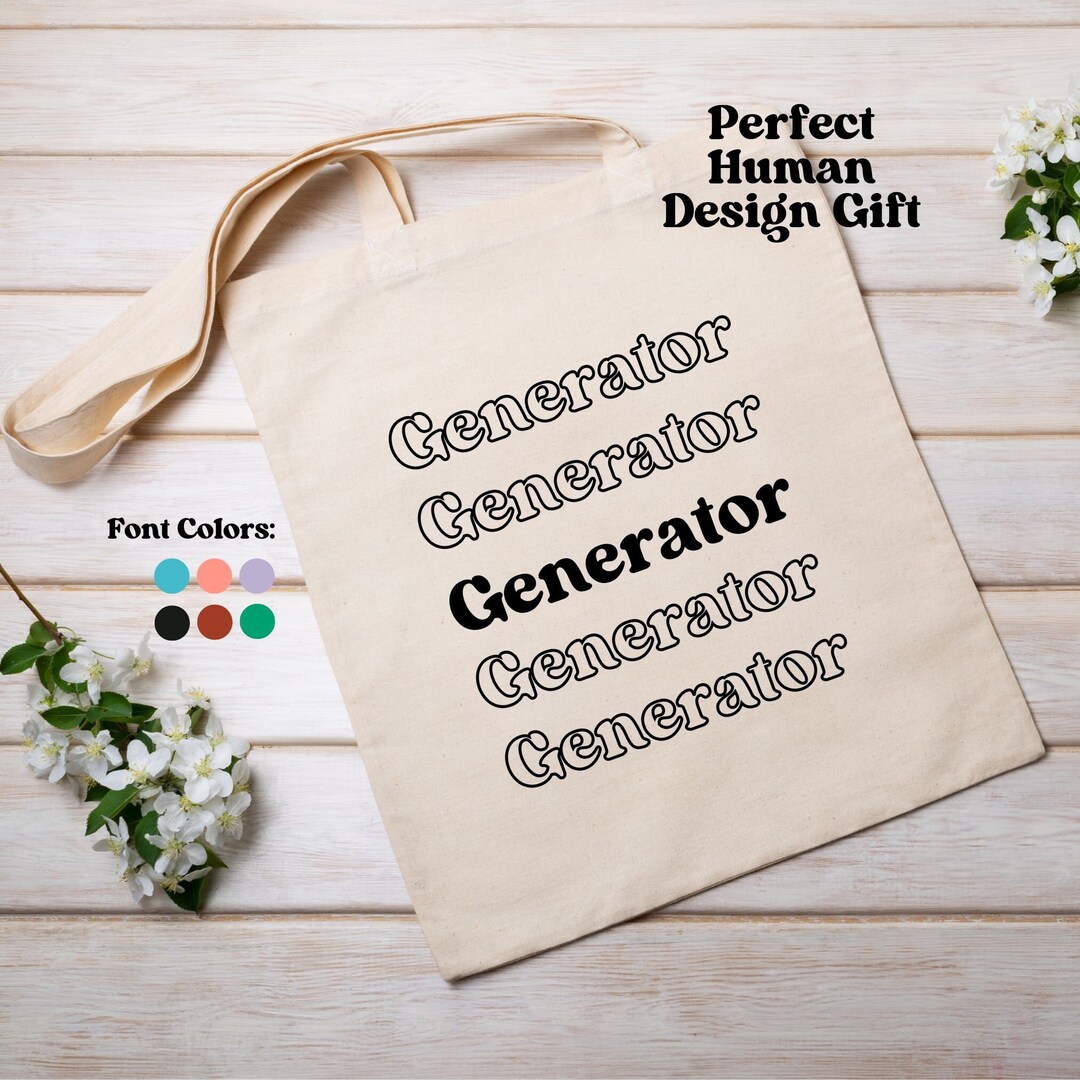 Human Design Generator Tote Bag | Human Design Gift | Projector ...