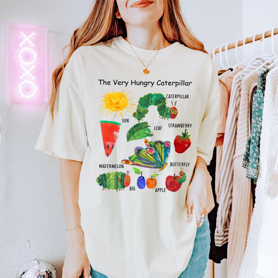The Very Hungry Caterpillar T-shirt, Teacher Back to School Sweatshirt ...
