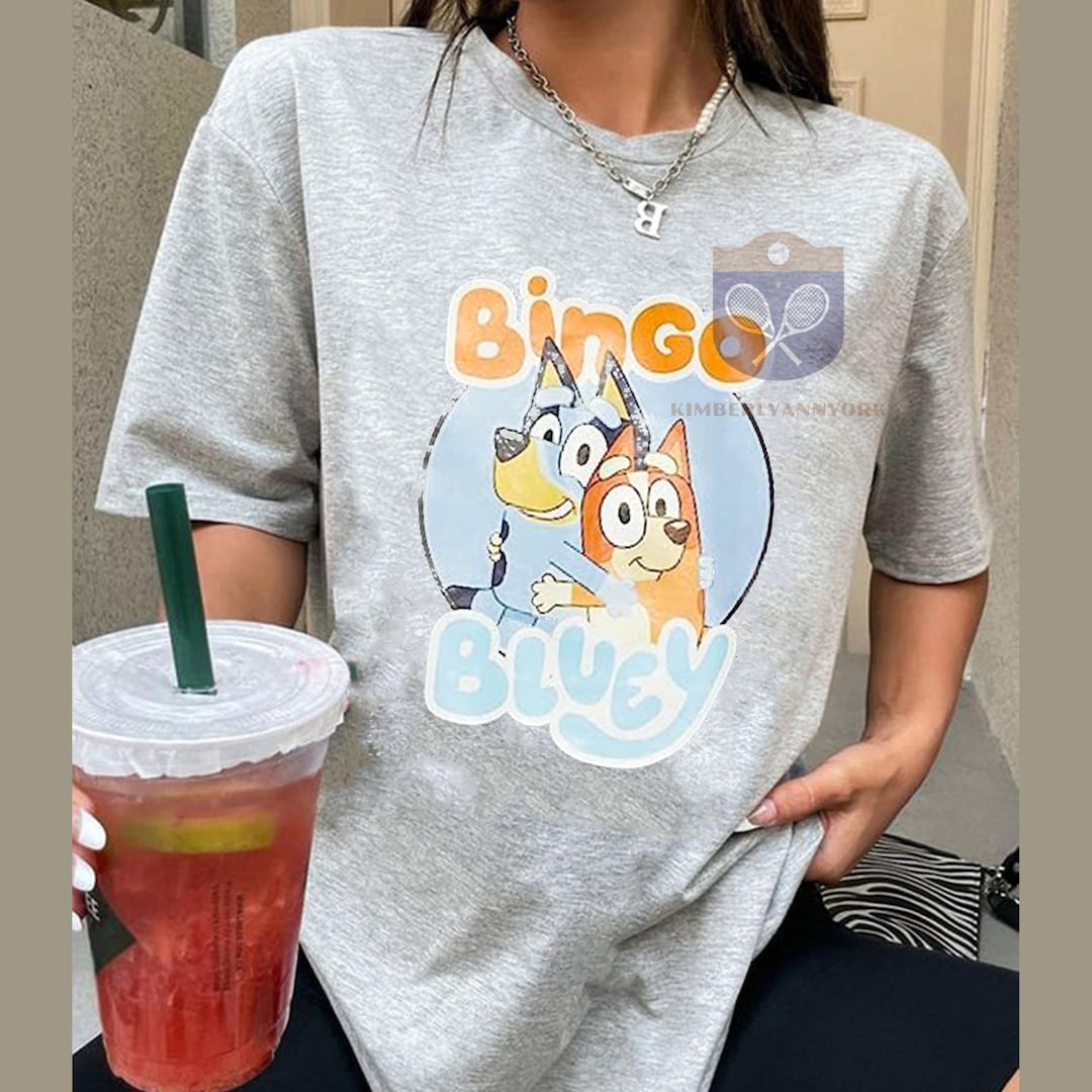 Bluey and Bingo Shirt Bluey Shirt Cartoon Shirt - Etsy