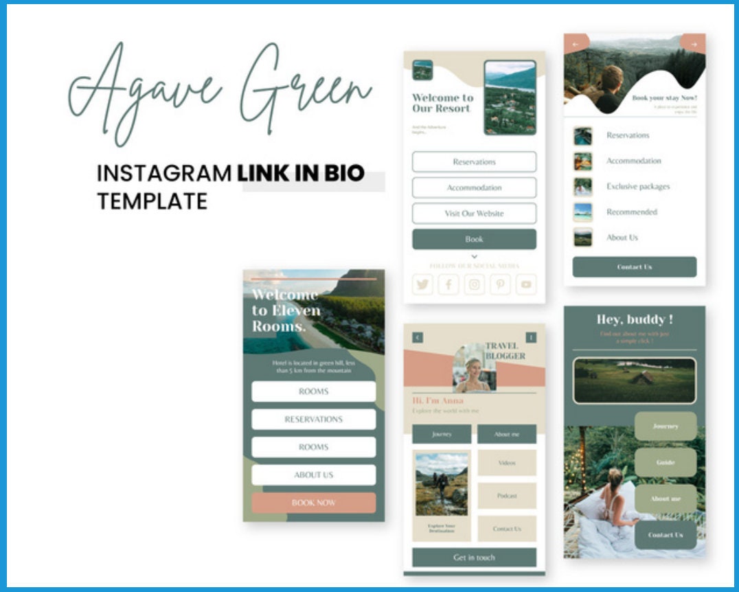 25 Instagram Bio Canva Templates - Creative & Engaging Bio Ideas for ...