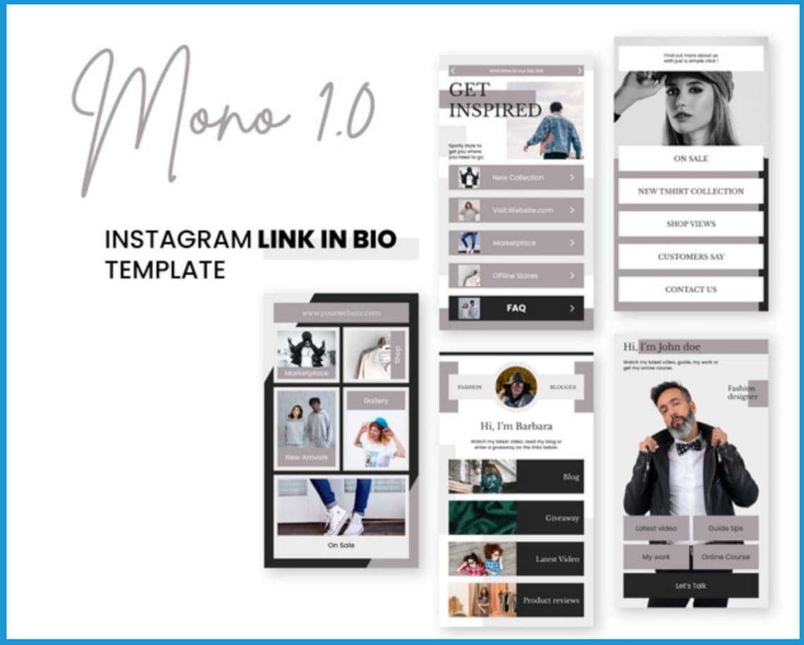 25 Instagram Bio Canva Templates - Creative & Engaging Bio Ideas for ...