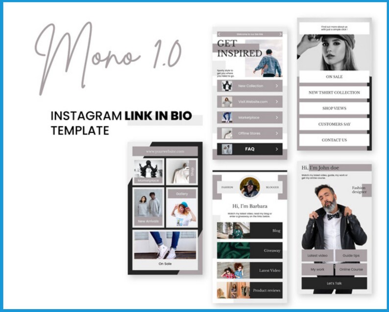 25 Instagram Bio Canva Templates - Creative & Engaging Bio Ideas for ...
