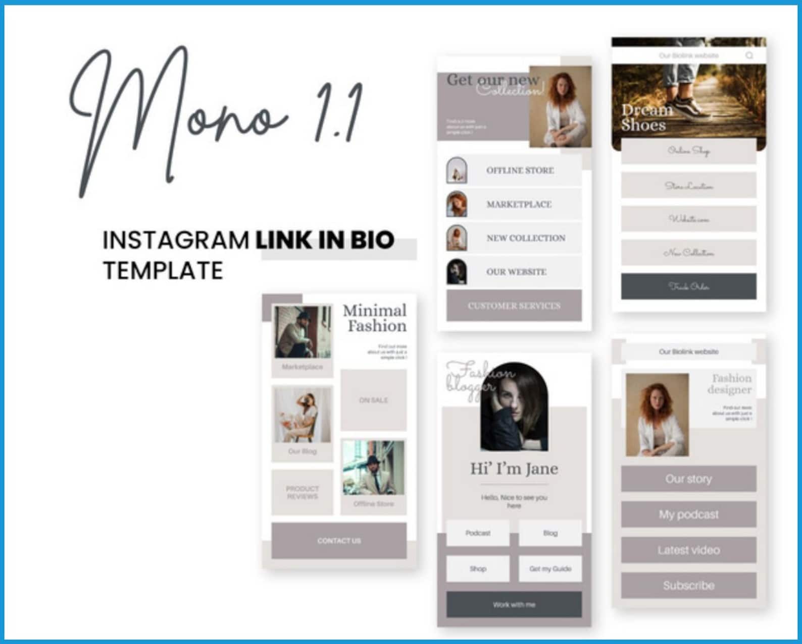 25 Instagram Bio Canva Templates - Creative & Engaging Bio Ideas for ...