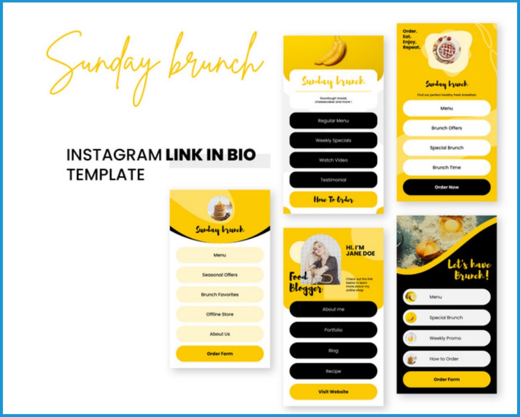25 Instagram Bio Canva Templates - Creative & Engaging Bio Ideas for ...