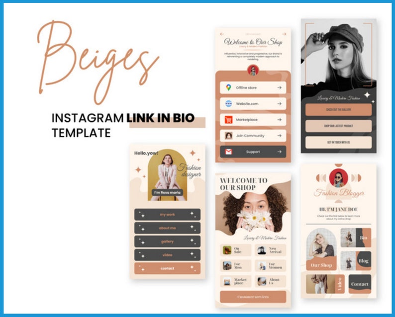 25 Instagram Bio Canva Templates - Creative & Engaging Bio Ideas for ...