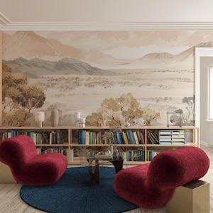 Australian Horizon - Australian Landscape Mural - Etsy