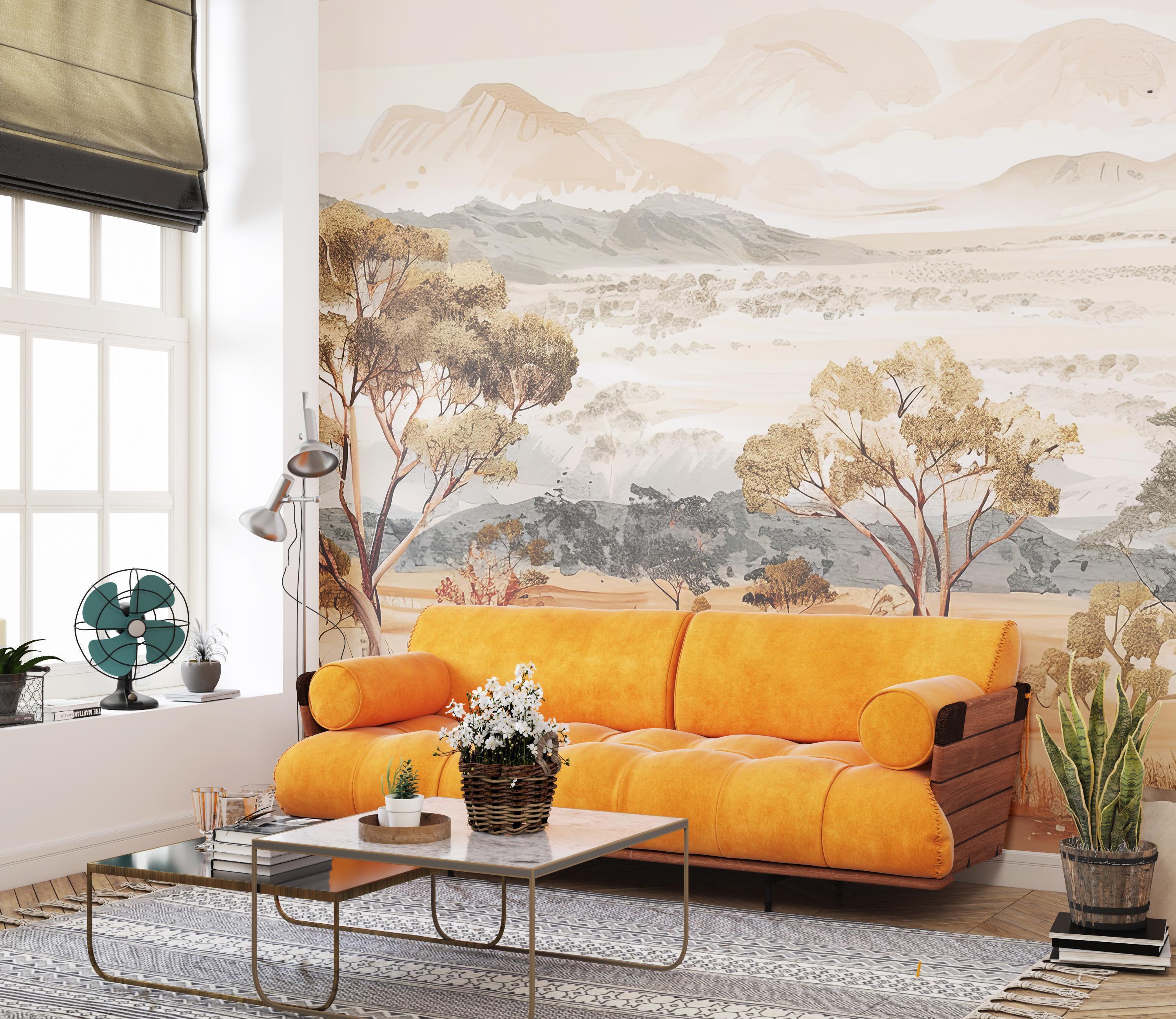 Australian Horizon - Australian Landscape Mural - Etsy