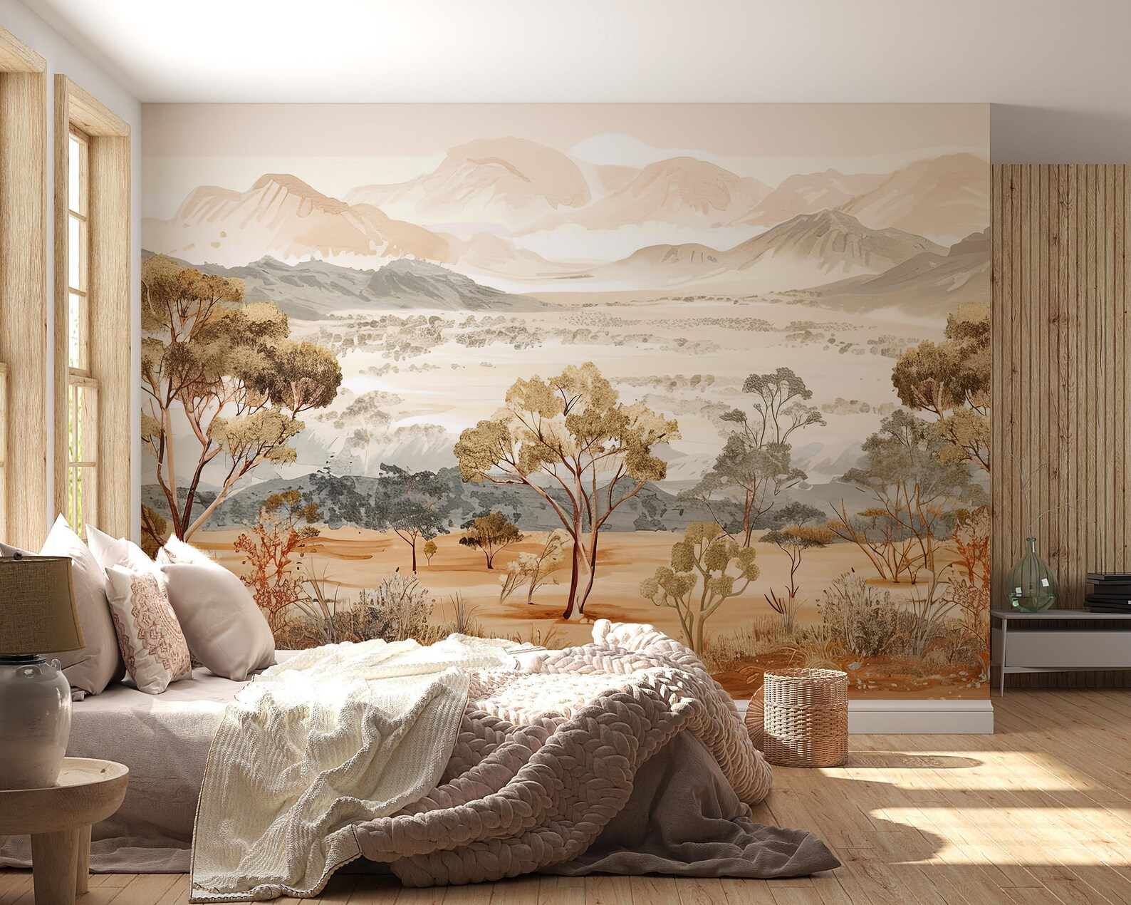 Australian Horizon - Australian Landscape Mural - Etsy