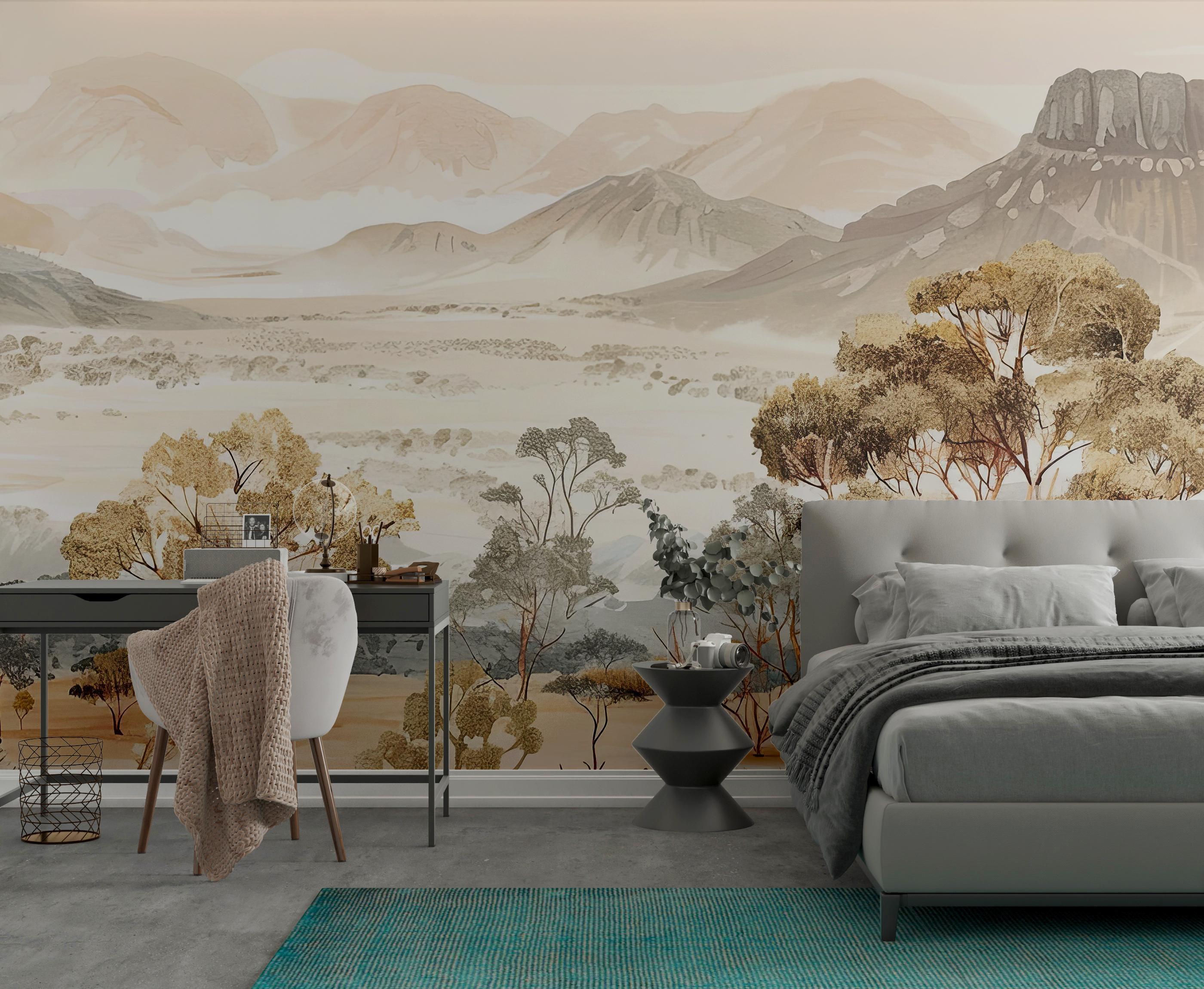 Australian Horizon - Australian Landscape Mural - Etsy