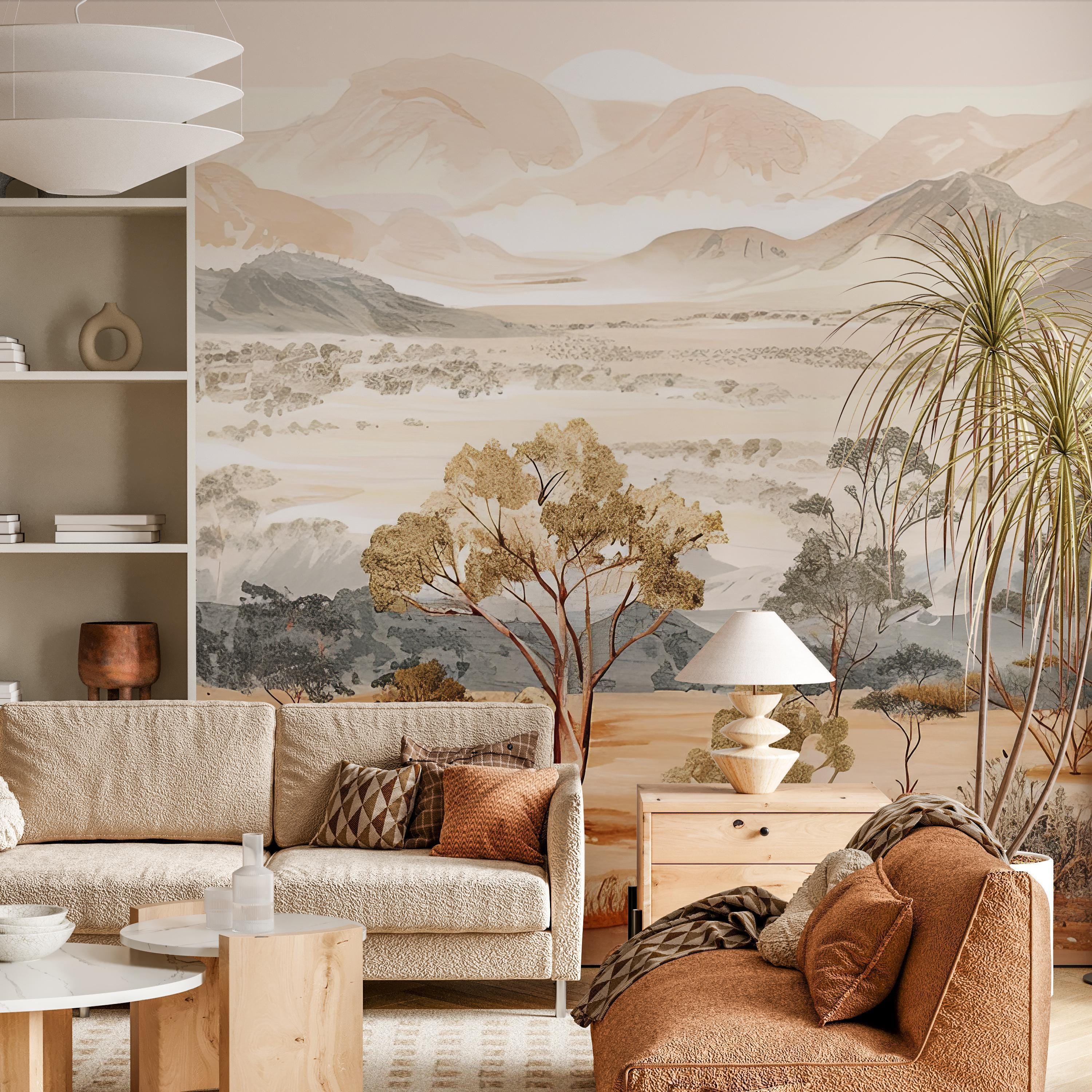 Australian Horizon - Australian Landscape Mural - Etsy