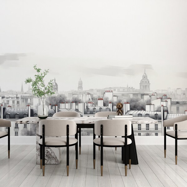 Paris City Wallpaper - Etsy