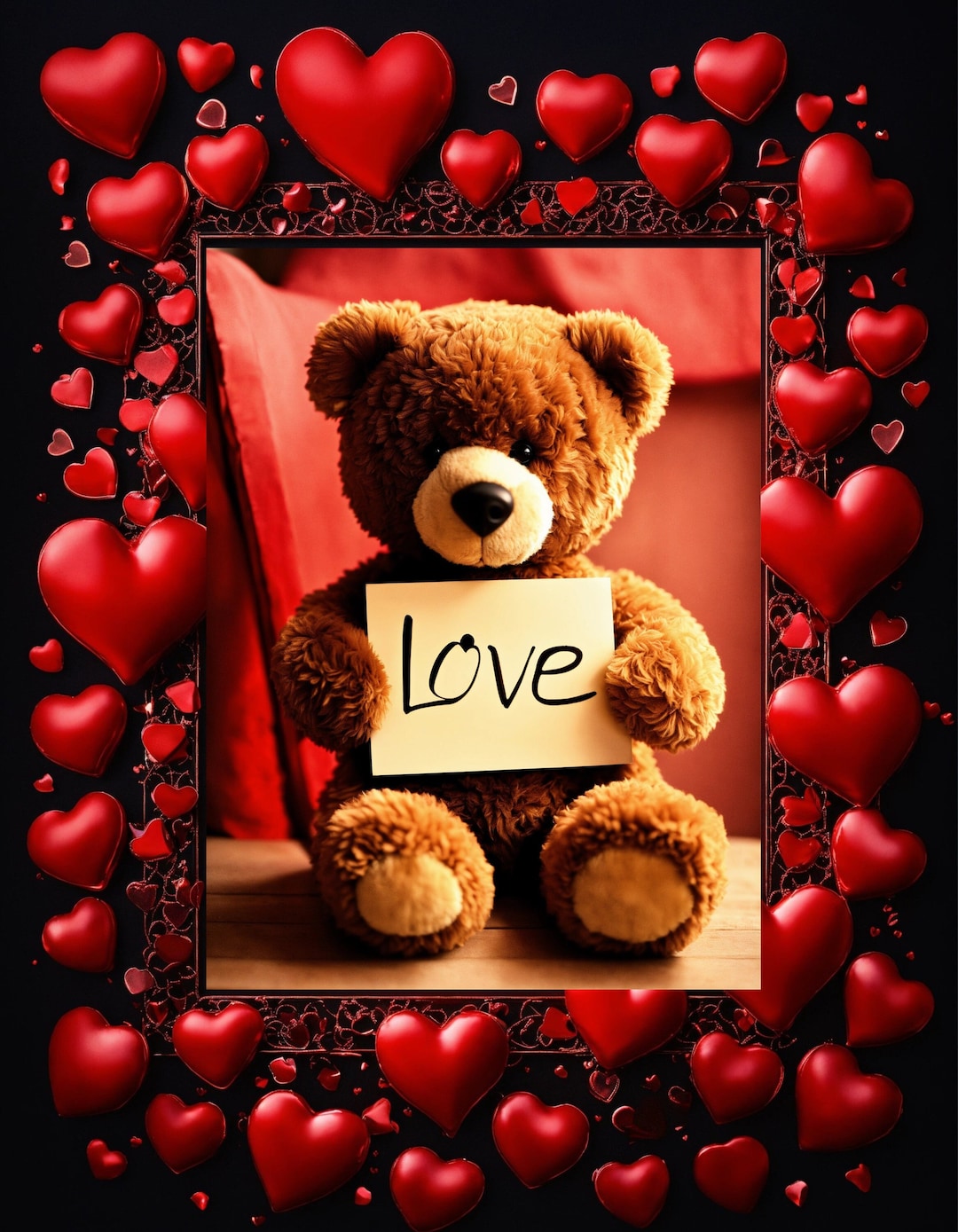 Valentine Teddy Bear Clipart | Romantic Teddy Bear |high-quality Images ...