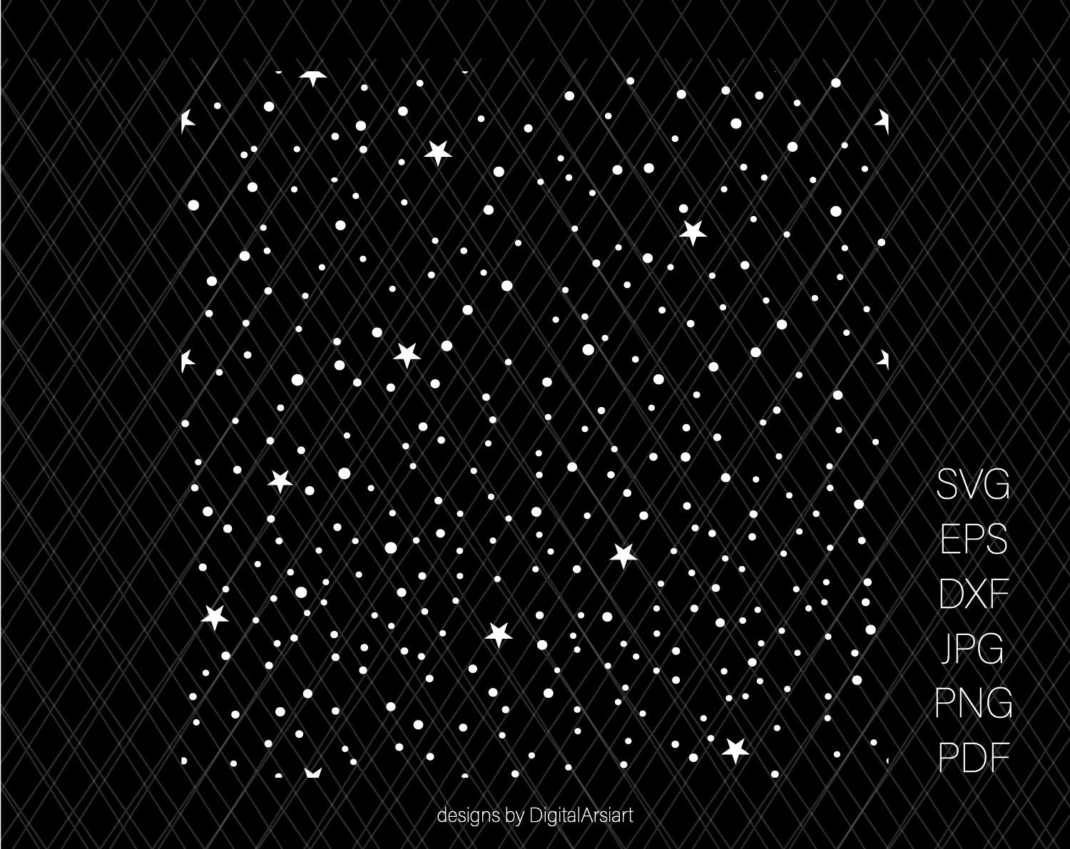 Stars Background Svg Stars Svg Seamless Pattern Svg Gold Star Svg Star ...