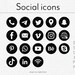Social Icons Svg Vector Social Icons Instagram Logo Svg Social Media ...