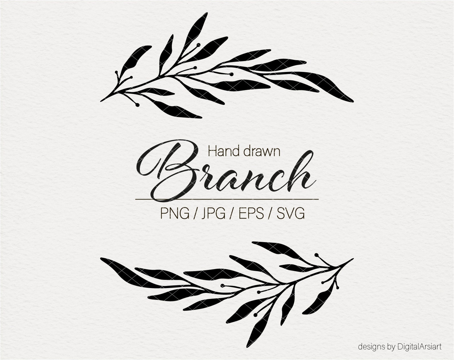 Floral Svg Floral Border Svg Branch Svg Floral Borders Svg Floral ...