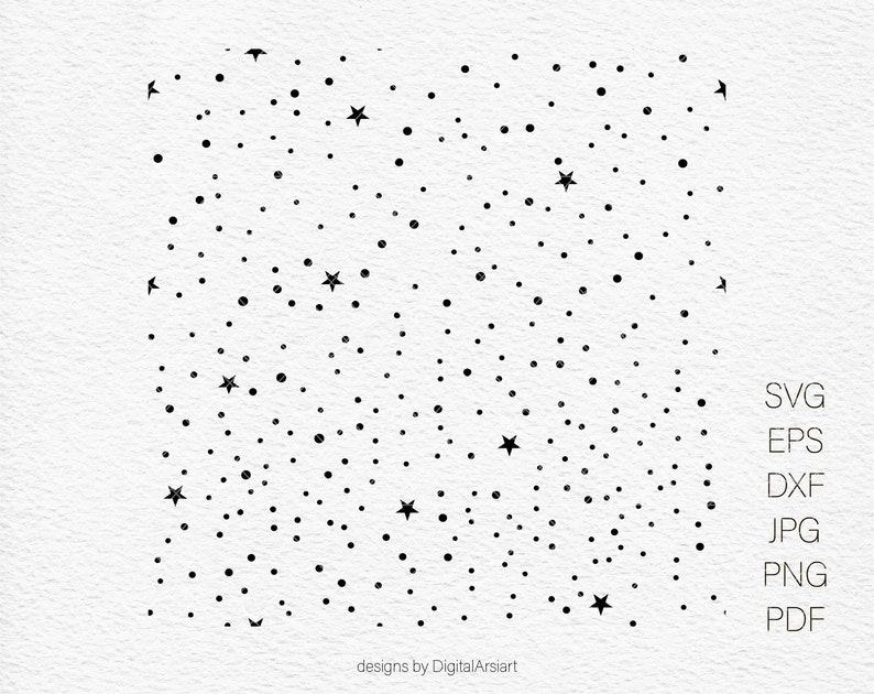 Stars Background Svg Stars Svg Seamless Pattern Svg Gold Star Svg Star ...