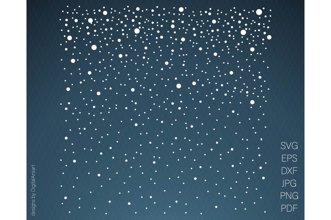 Snow Svg Snow Background Snow Pattern Snow Cut File Christmas Svg ...