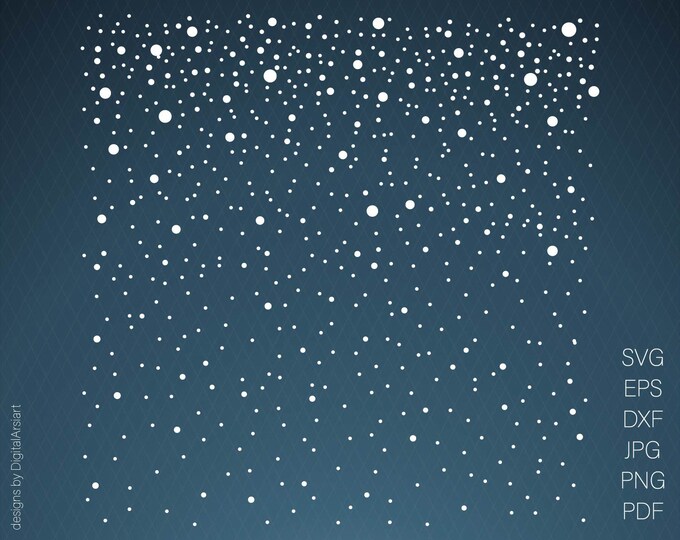 Snow Svg Snow Background Snow Pattern Snow Cut File Christmas Svg ...