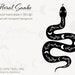 Snake Svg Cricut Floral Svg Lunar Phase Svg Snake Art Svg Cutting File ...