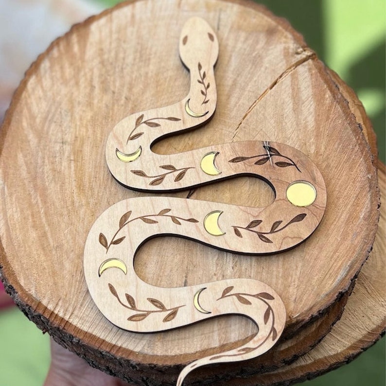 Snake Svg Cricut Floral Svg Lunar Phase Svg Snake Art Svg Cutting File ...