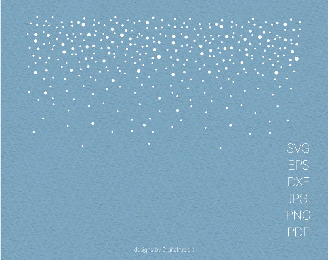 Snow Svg Background Christmas Svg Snowing Svg Snow Pattern New Year Svg ...