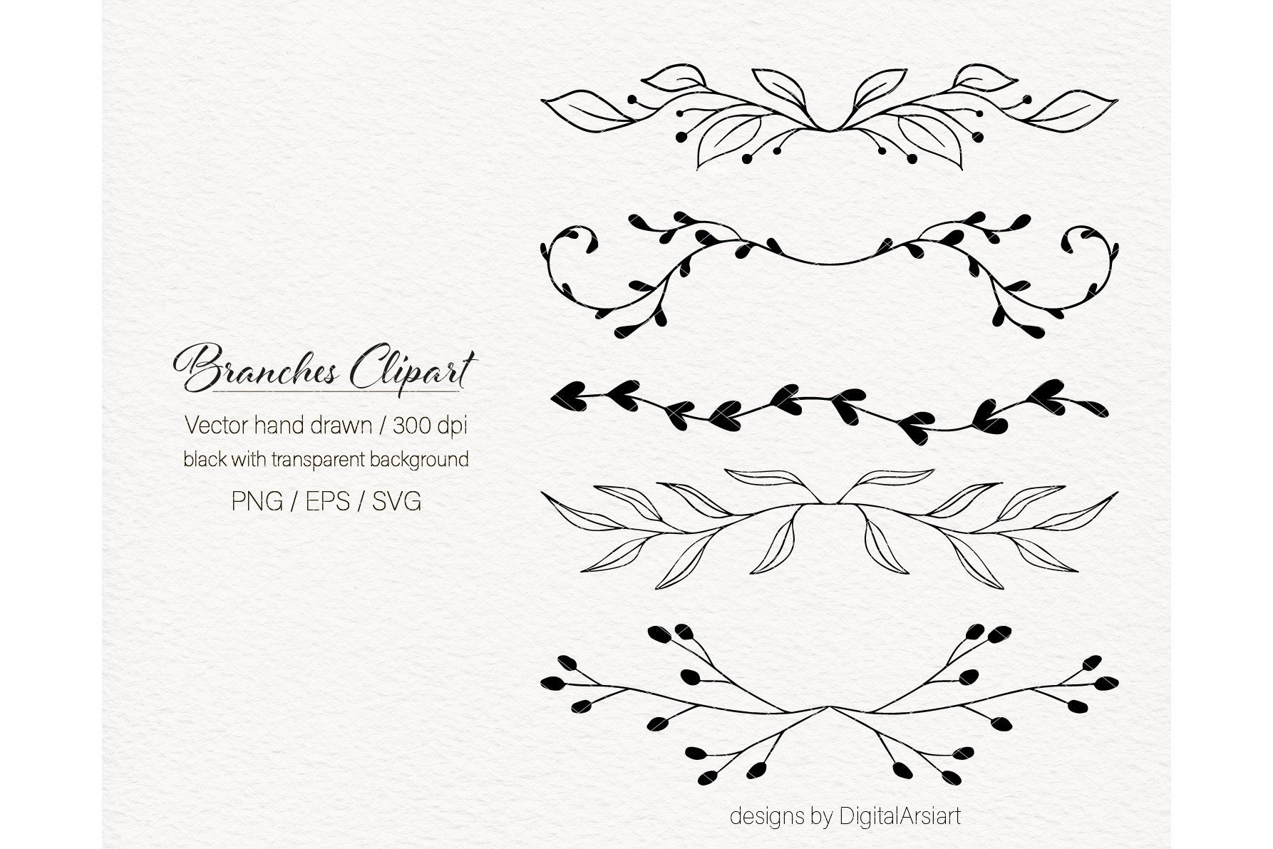 Border Svg Floral Border Svg Text Dividers SVG Branch Svg Divider ...