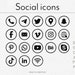 Social Icons Svg Vector Social Icons Instagram Logo Svg Social Media ...