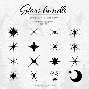 Star Svg Sparkles Svg Stars Svg Galaxy Svg Star Celestial Svg Files for ...