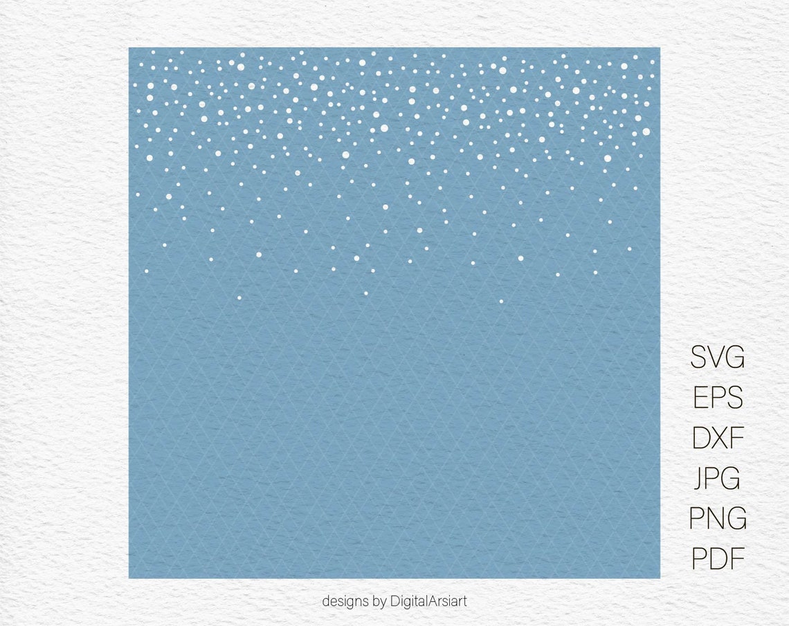 Snow Svg Background Christmas Svg Snowing Svg Snow Pattern New Year Svg ...
