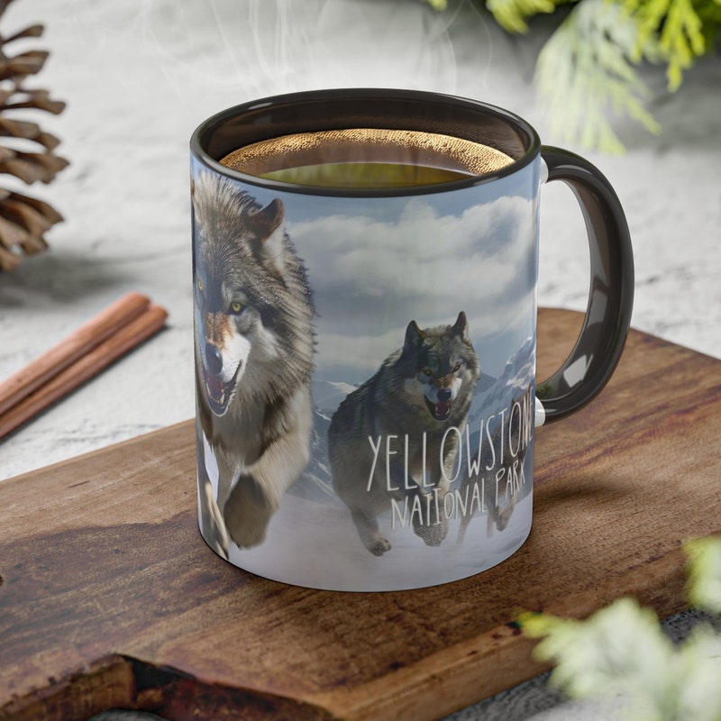 Wolf Coffee Mug - Etsy