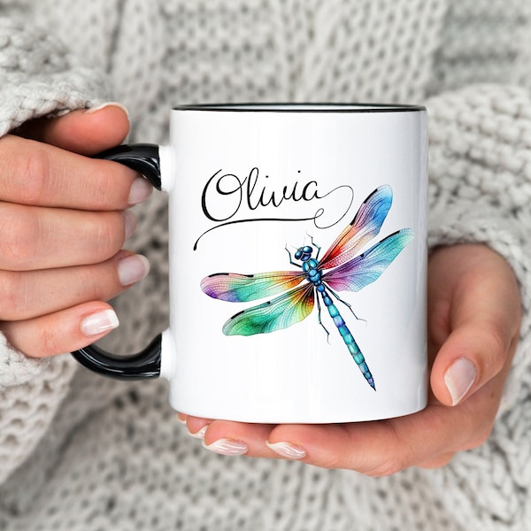 Dragonfly Coffee Mug - Etsy