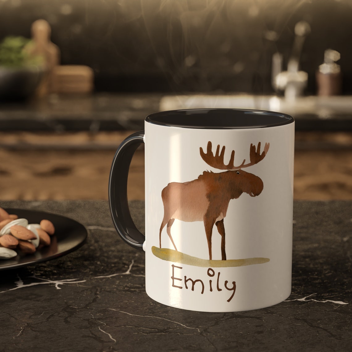 Moose Mug, 11 Oz or 15 Oz | Personalized Moose Coffee Mug | Moose Gift ...
