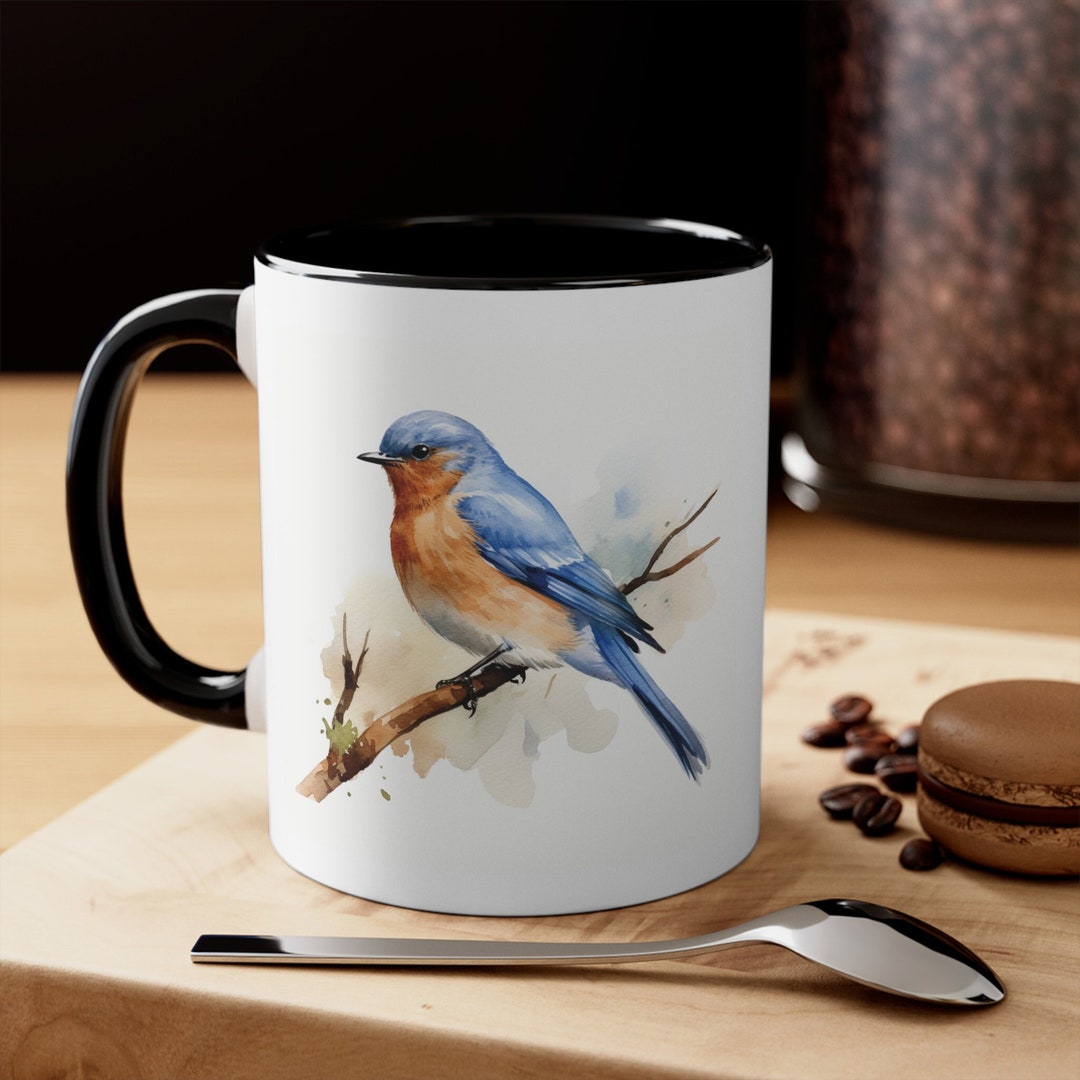 Eastern Bluebird Mug Bluebird Coffee Cup Bluebird Lover Gift Sialia ...