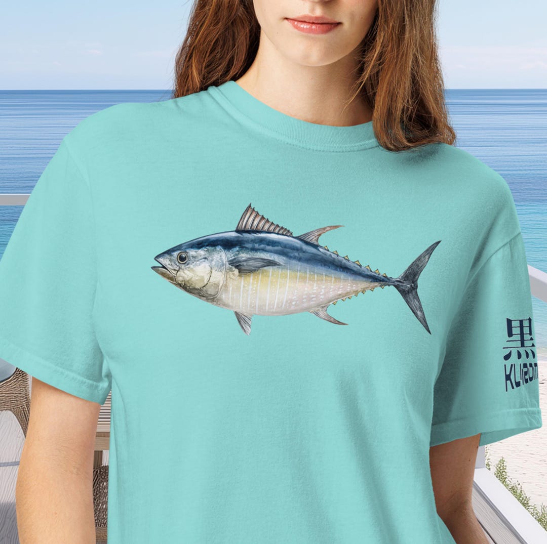 Big Tuna Fishing Tshirt | Bluefin Tuna Shirt | Deep Sea Fishing Tee ...